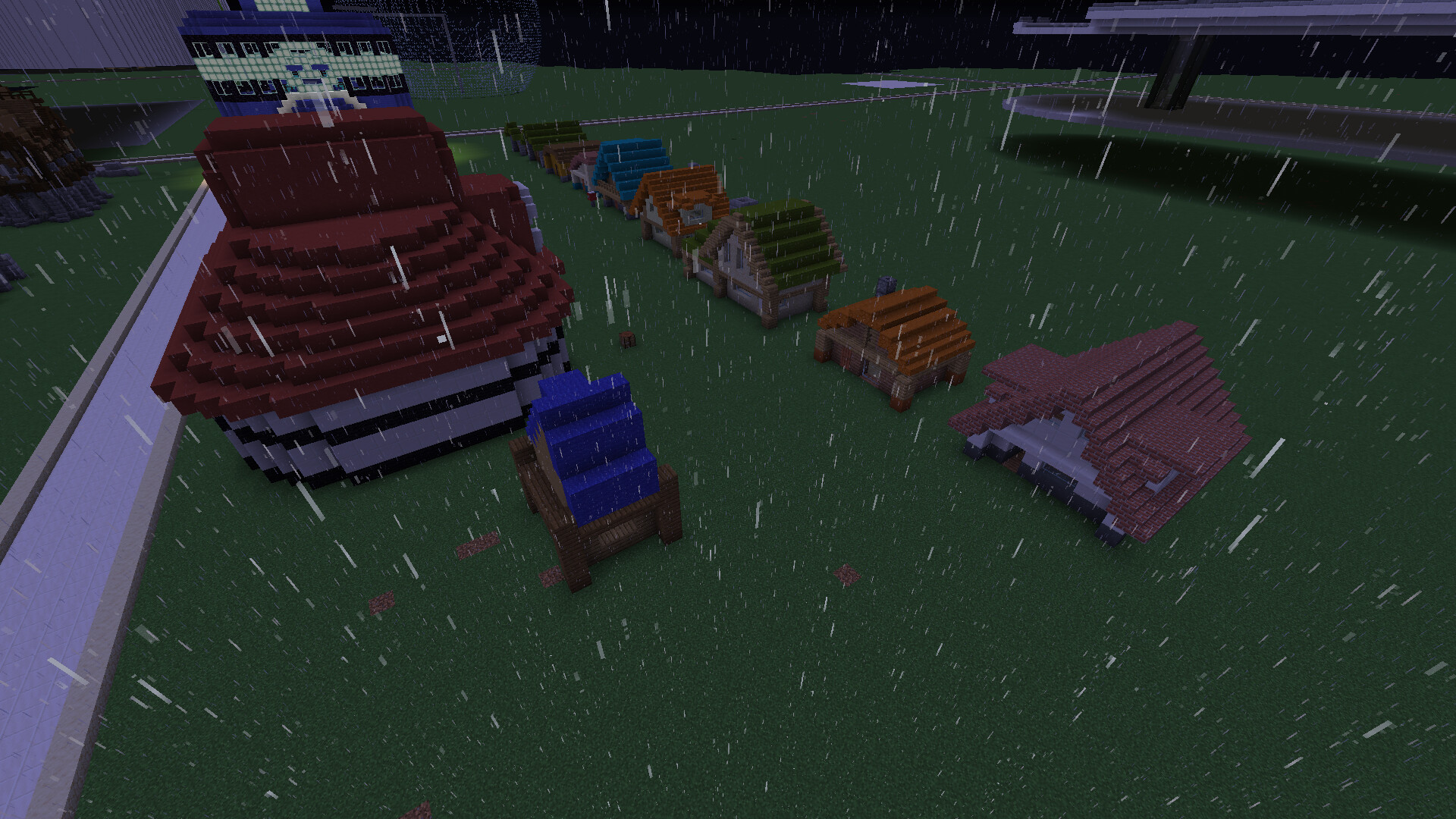 pokemon buildings Minecraft Map