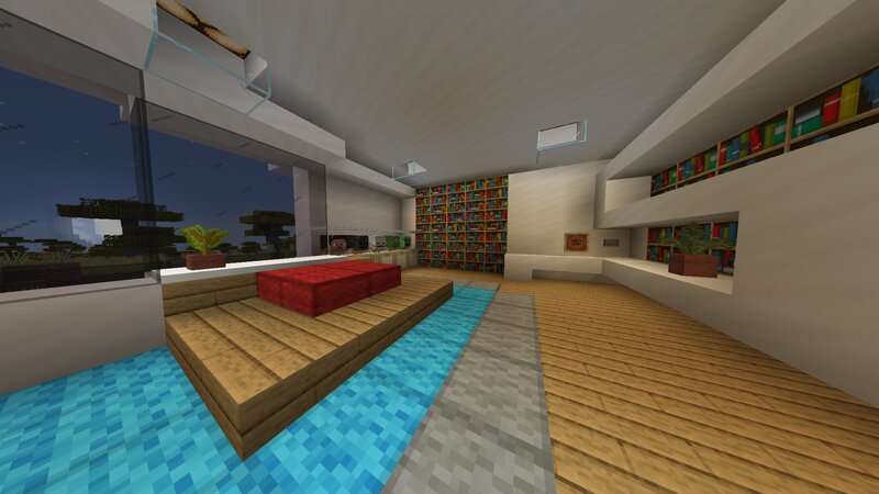 Modern Redstone Mansion Minecraft Map