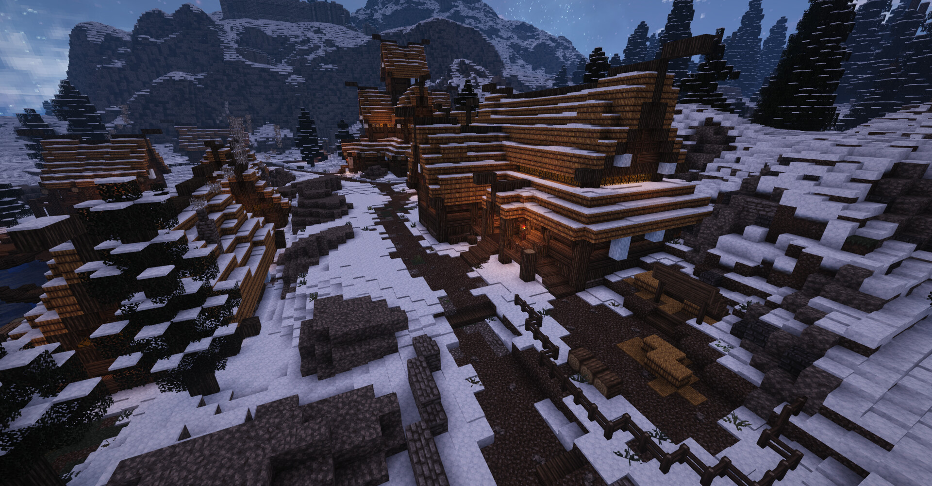 Dawnstar, capitale of the Pale (Skyrim TES) Minecraft Map