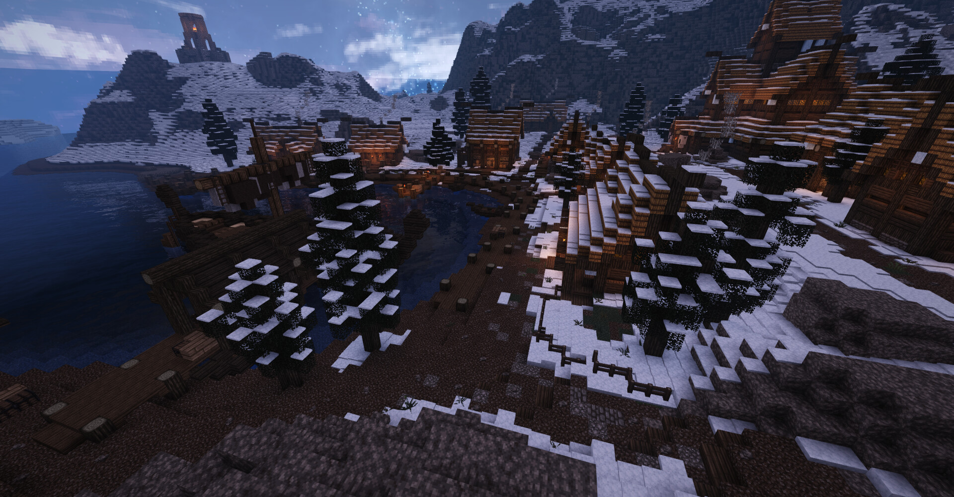 Dawnstar, capitale of the Pale (Skyrim TES) Minecraft Map