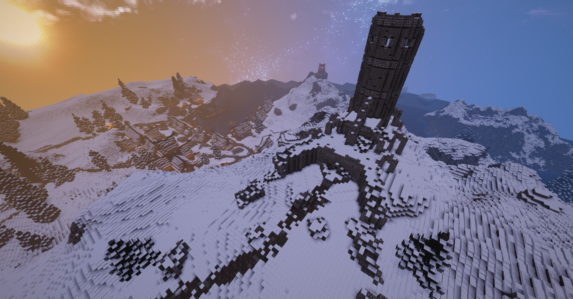 Dawnstar, capitale of the Pale (Skyrim TES) Minecraft Map