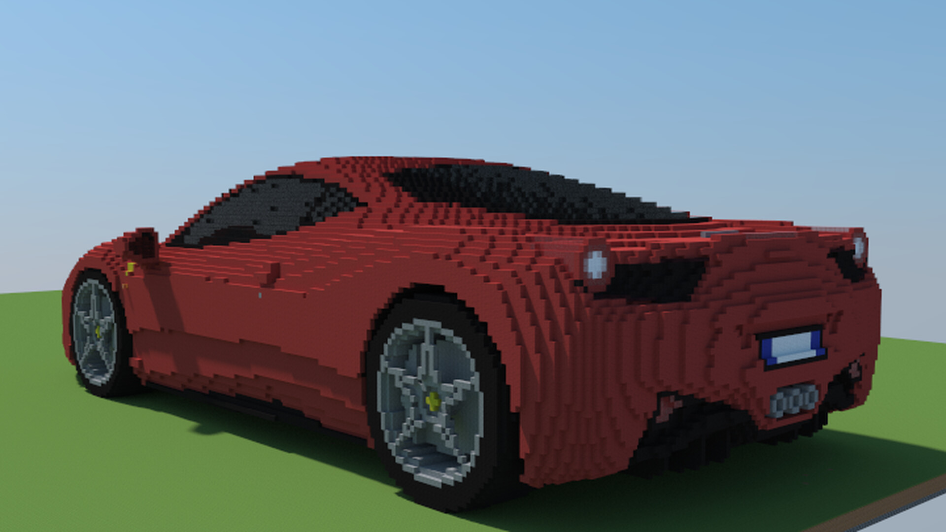 Ferrari 458 Italia [50:1 Scale] Minecraft Map