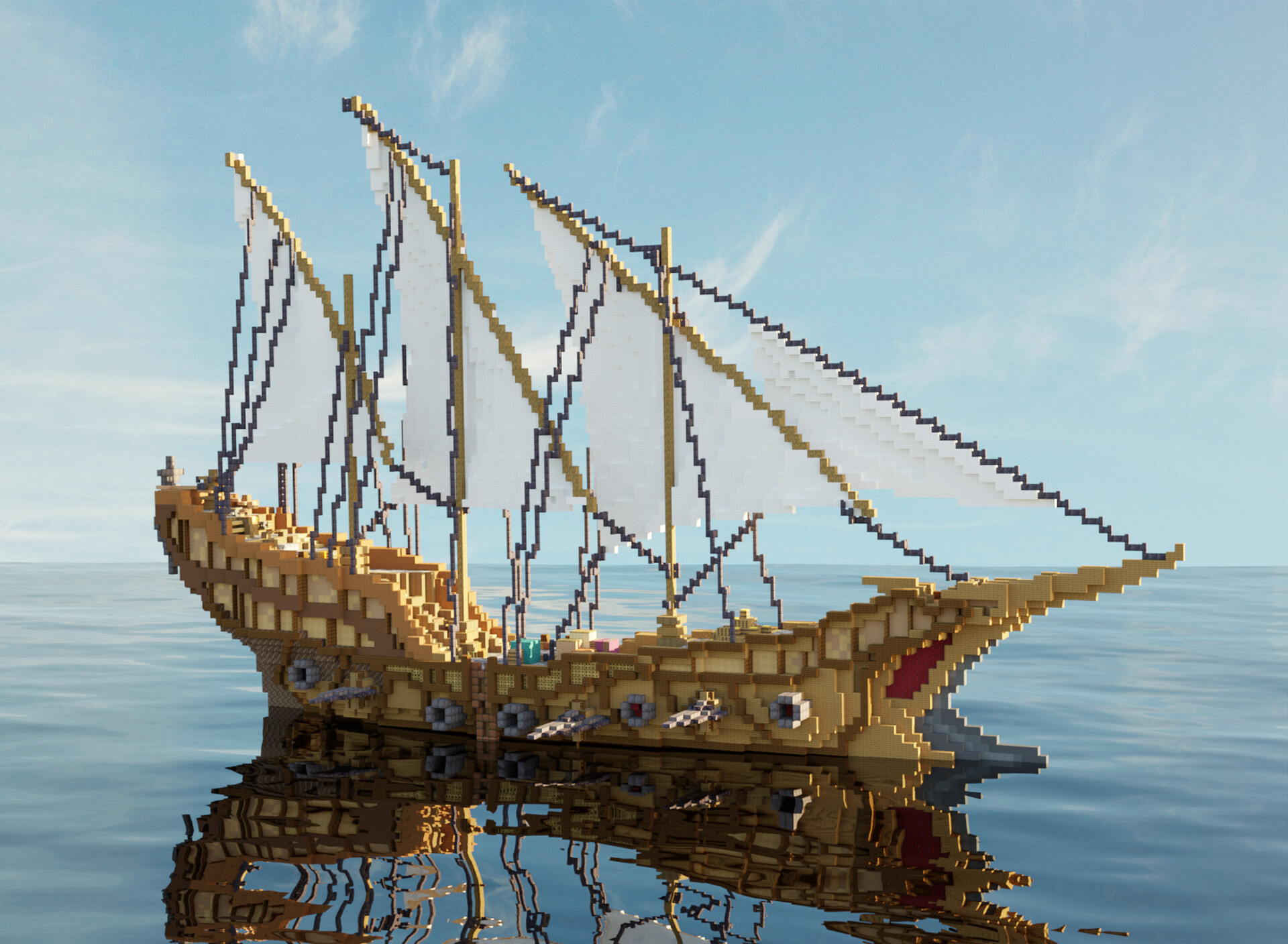 Fleet of Ships Minecraft Map