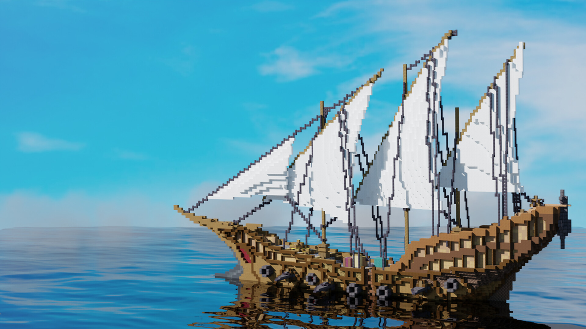 Fleet of Ships Minecraft Map