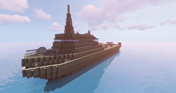 UAV Carrier (fictionnal) [1:1 scale] Minecraft Map