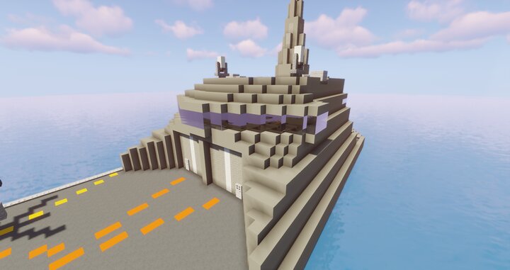 UAV Carrier (fictionnal) [1:1 scale] Minecraft Map