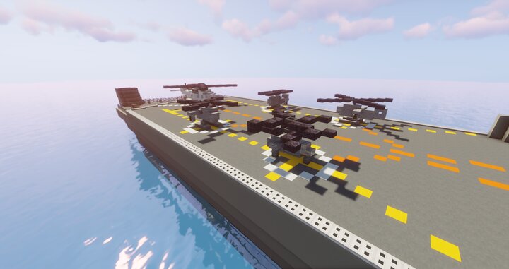 UAV Carrier (fictionnal) [1:1 scale] Minecraft Map
