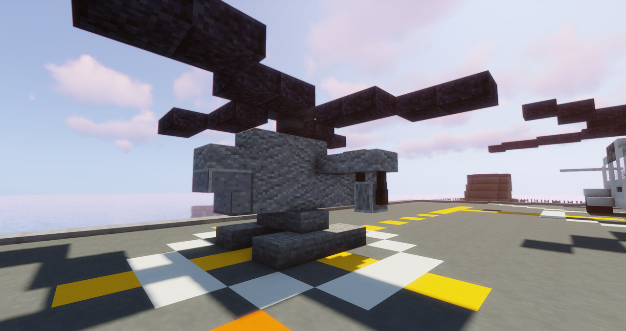 UAV Carrier (fictionnal) [1:1 scale] Minecraft Map