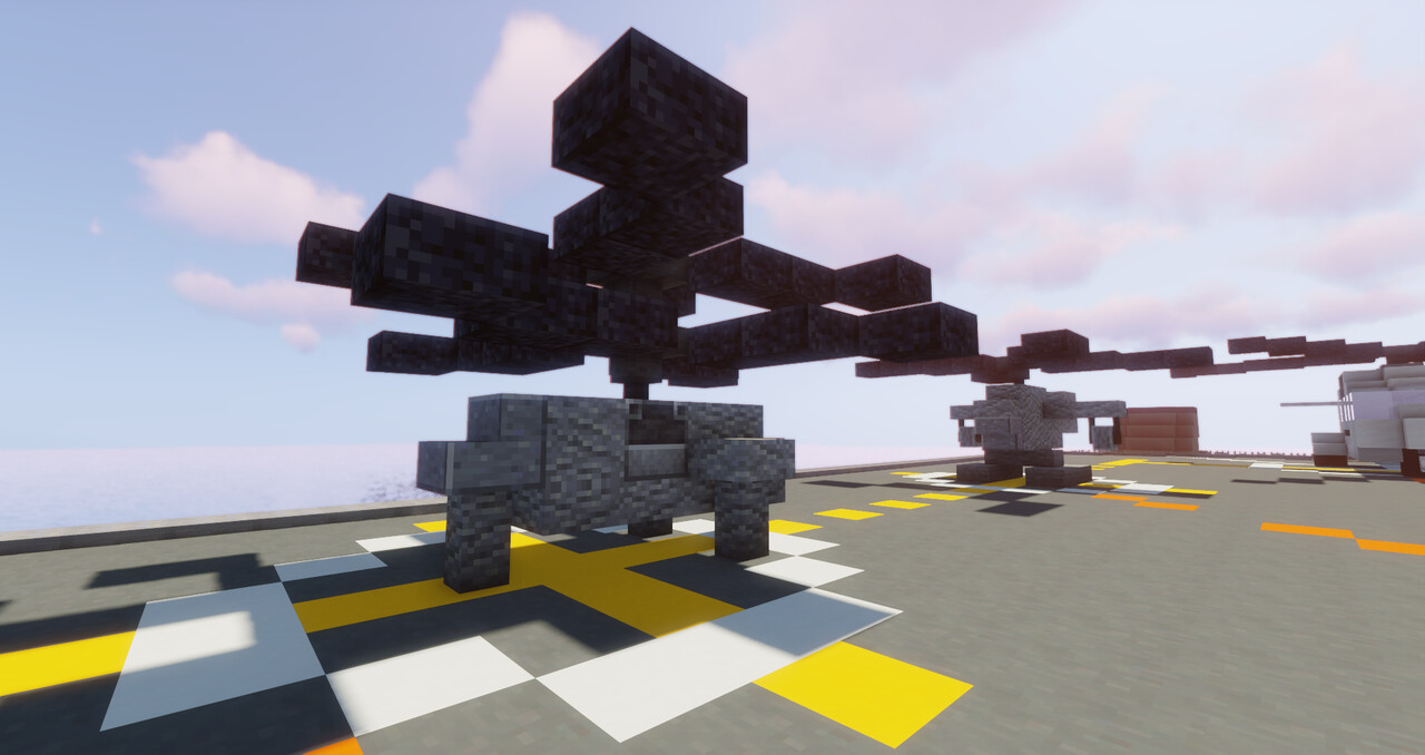 UAV Carrier (fictionnal) [1:1 scale] Minecraft Map