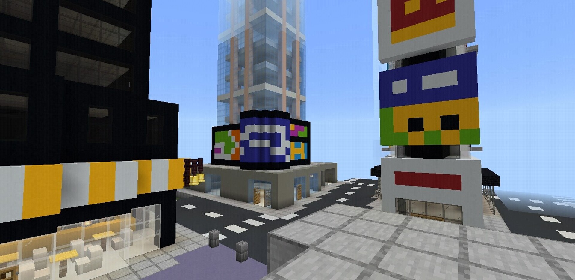 Times square Minecraft Minecraft Map