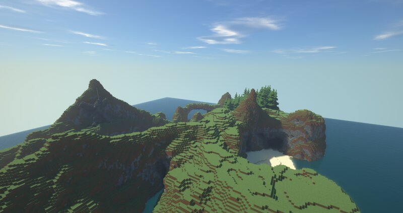 Basic Island Minecraft Map