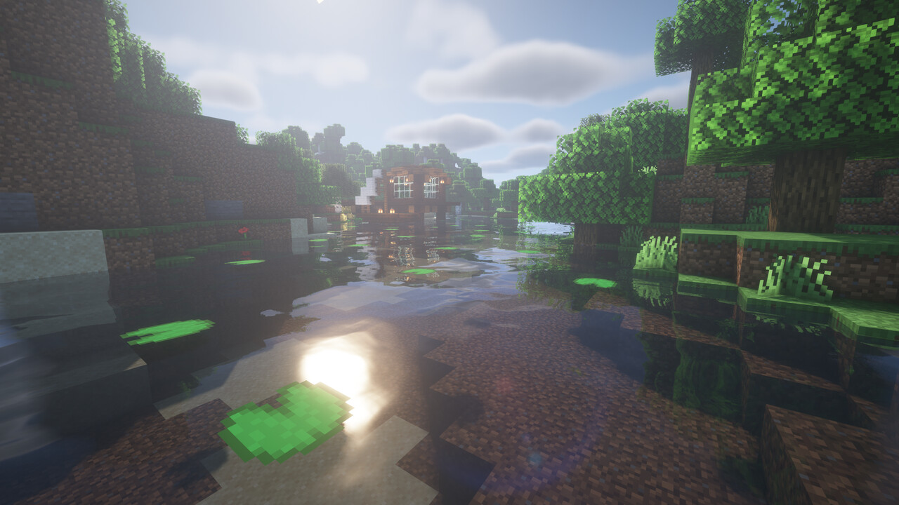 Small house on river RTX ON Minecraft Map