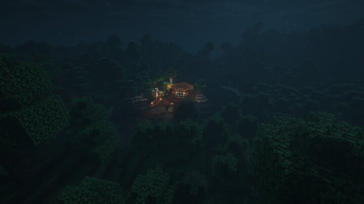 Small house on river RTX ON Minecraft Map