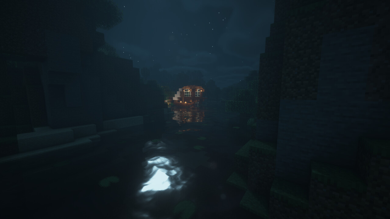Small house on river RTX ON Minecraft Map