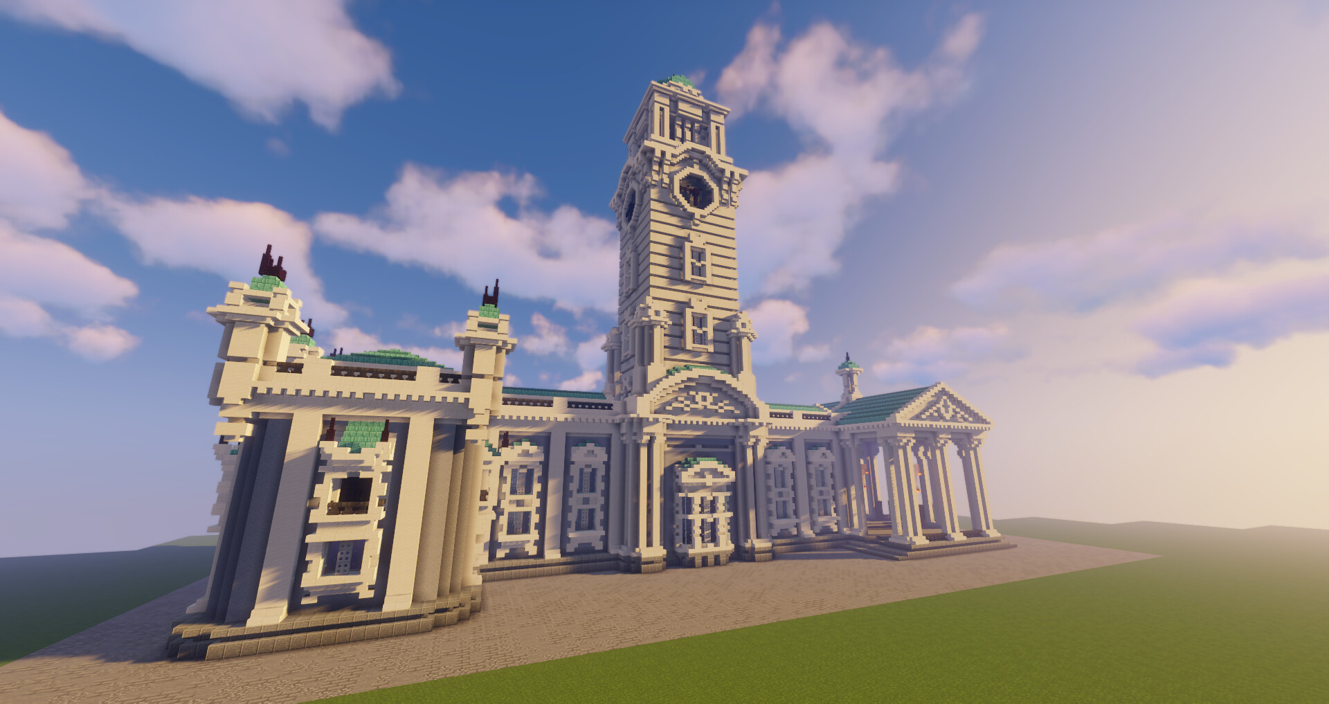 Collonial style town hall Minecraft Map