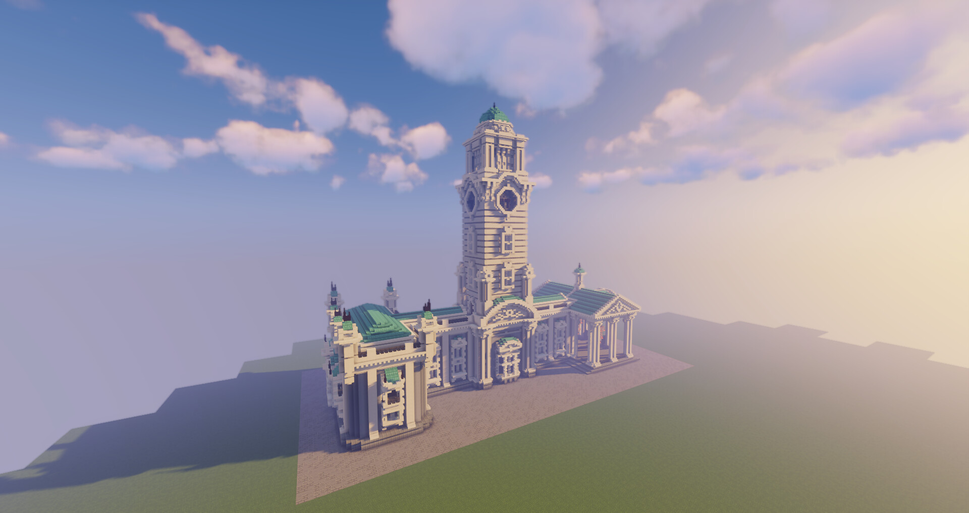 Collonial style town hall Minecraft Map