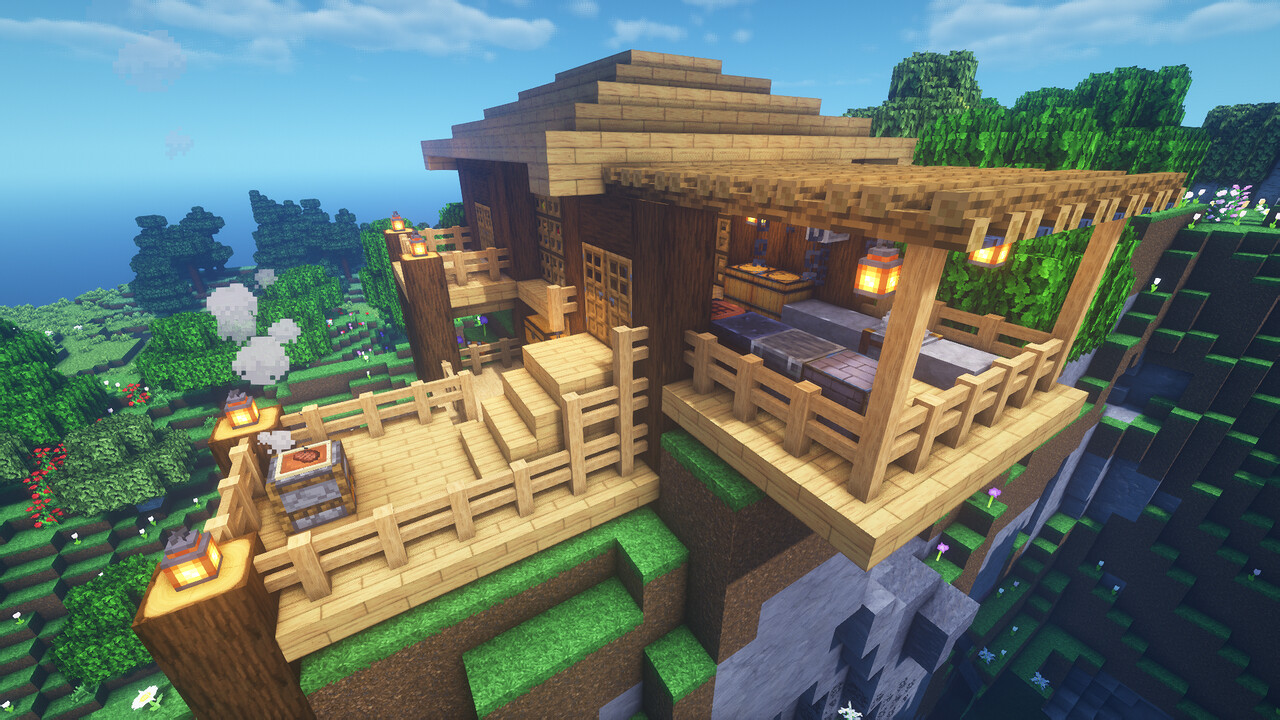 Oak Survival House Minecraft Map