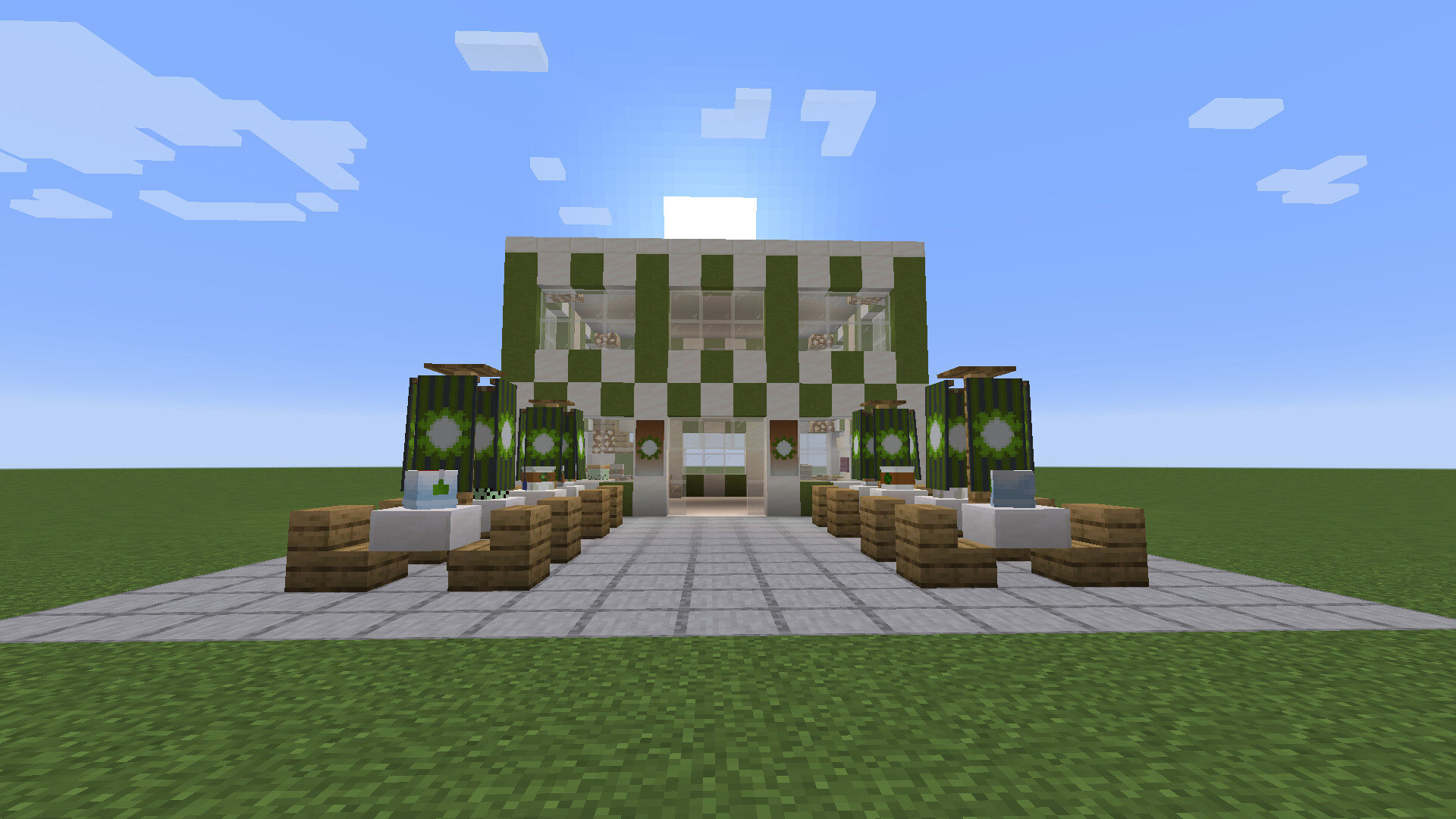 Modern Starbucks Custom Store 1.16+ Minecraft Map