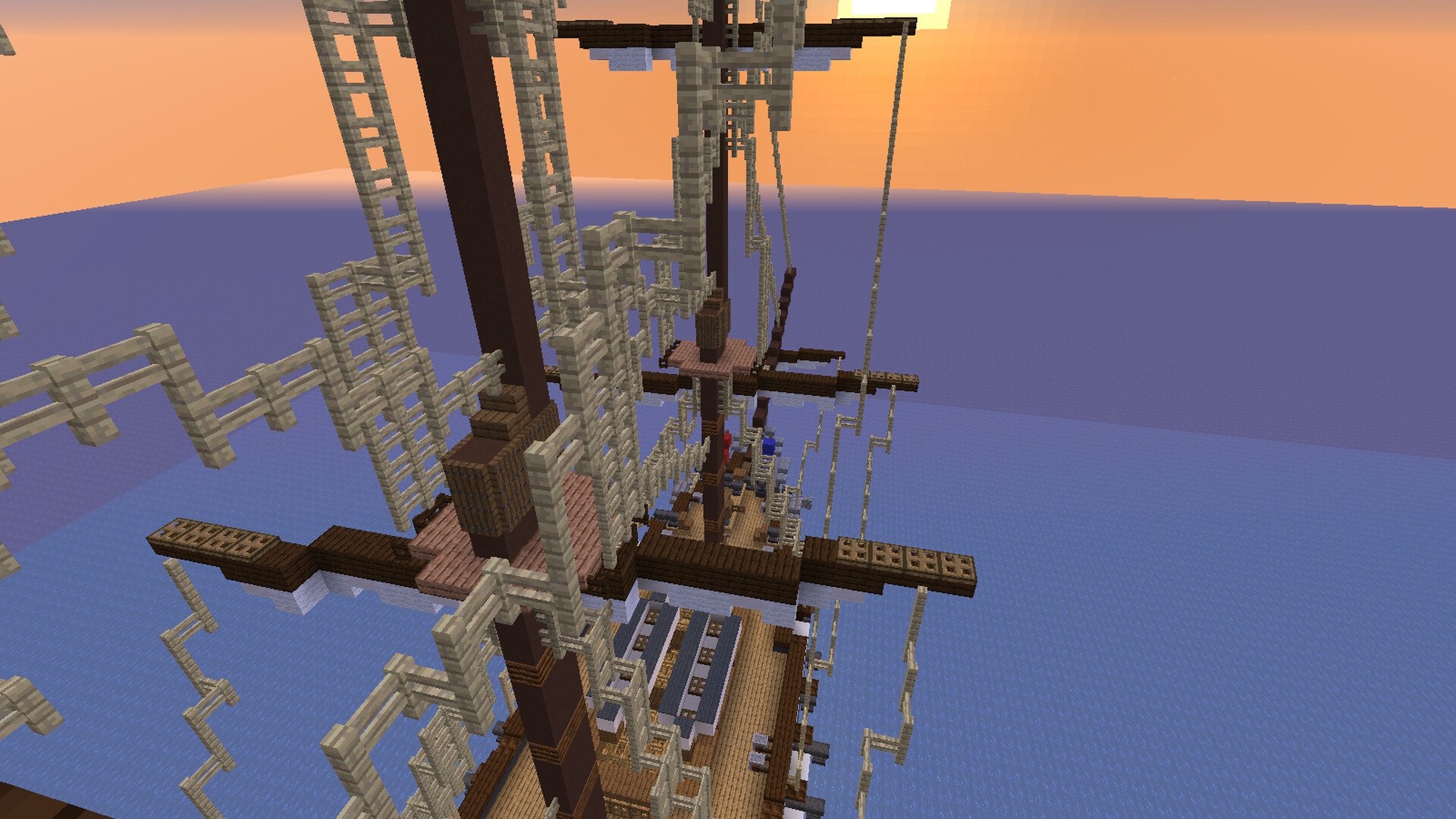 32 gun Frigate "Exterminator" Minecraft Map