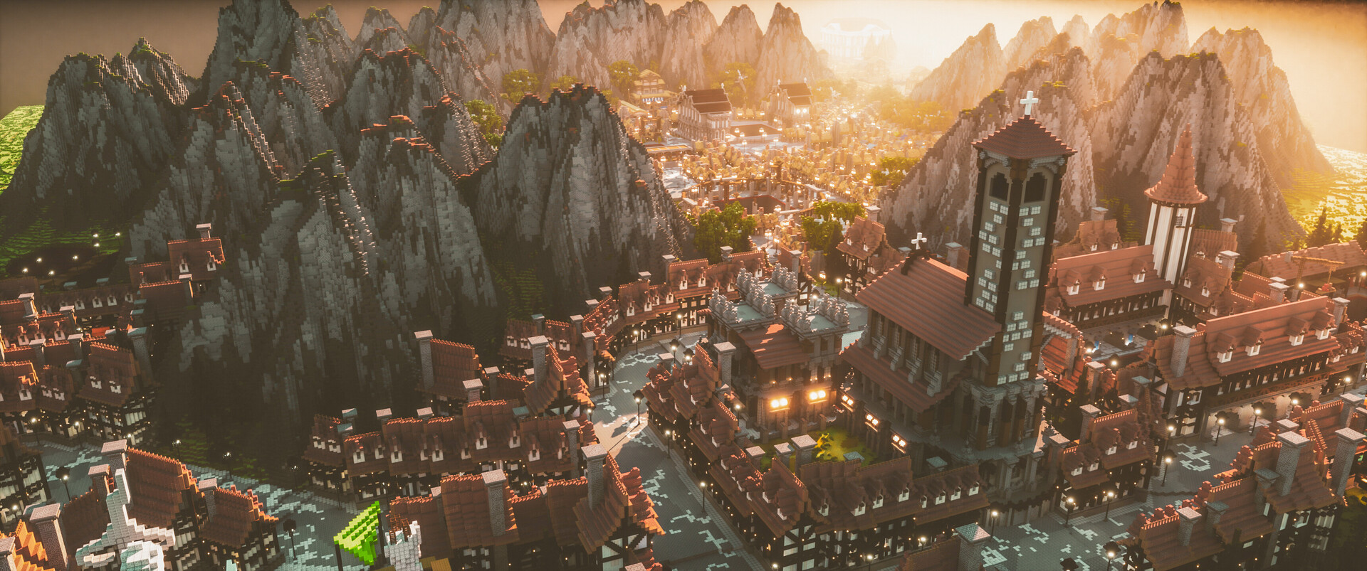 Myst City - 1000x1000 Mining Map for a Minecraft Server with 3 ...