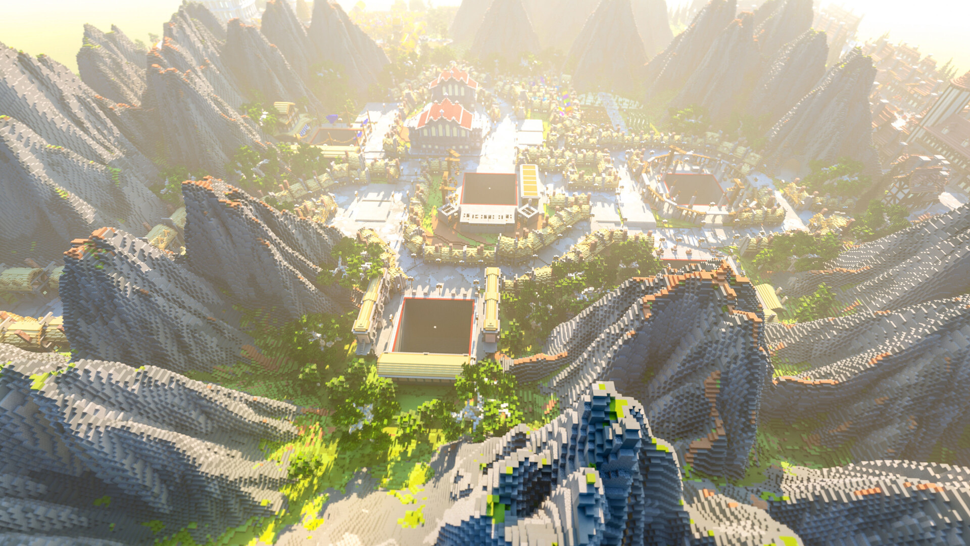 Myst City - 1000x1000 Mining Map for a Minecraft Server with 3 ...