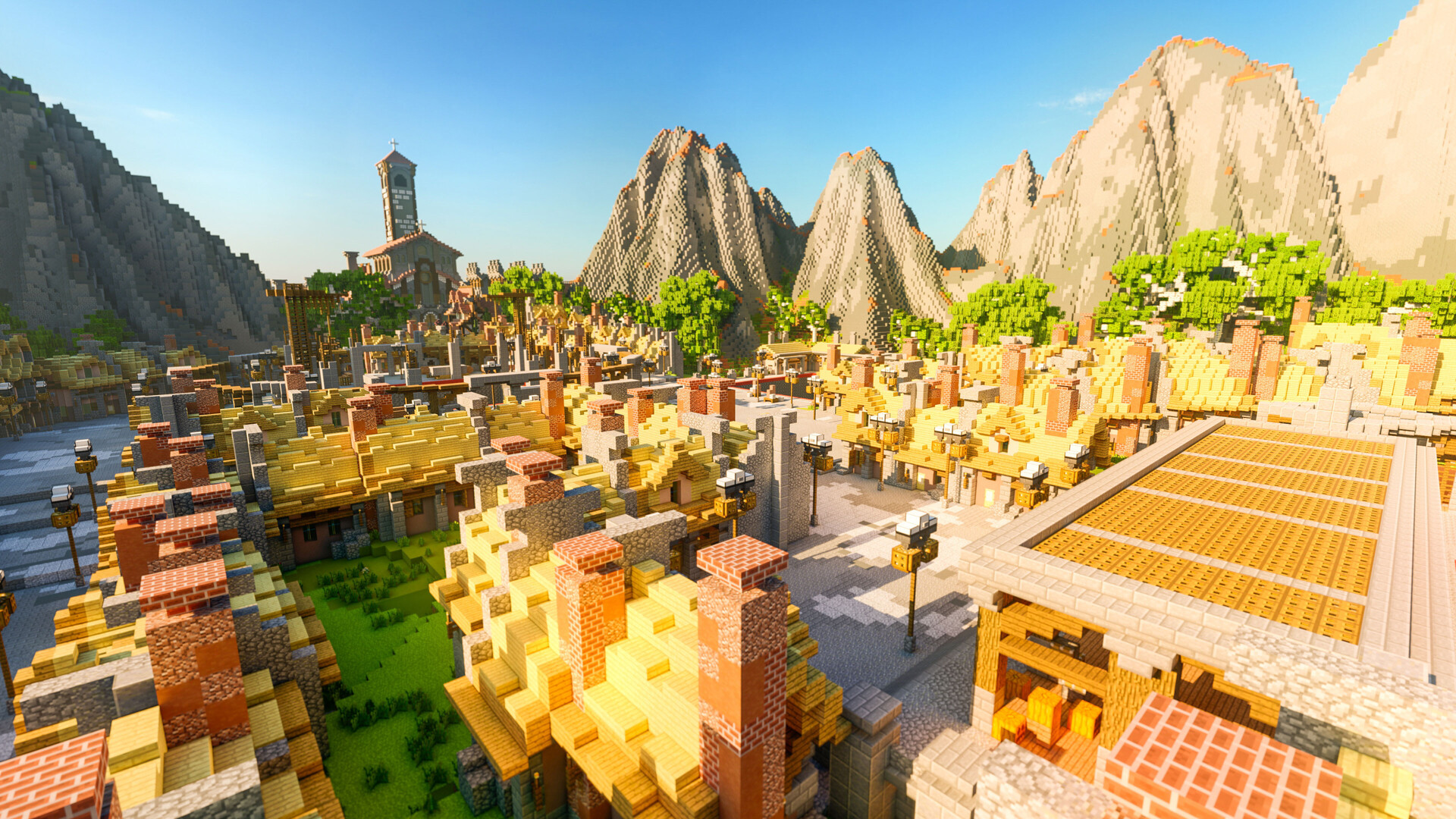 Myst City - 1000x1000 Mining Map for a Minecraft Server with 3 ...