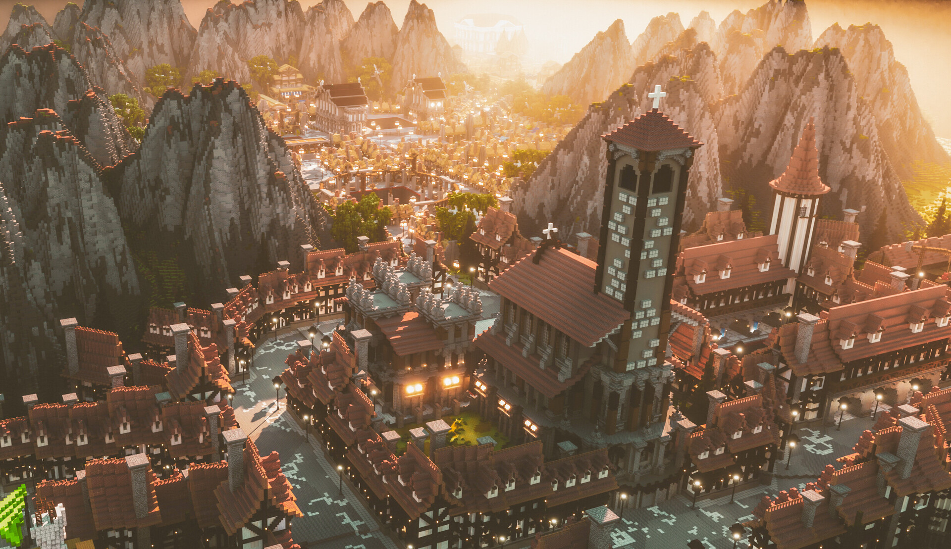 Myst City - 1000x1000 Mining Map for a Minecraft Server with 3 ...