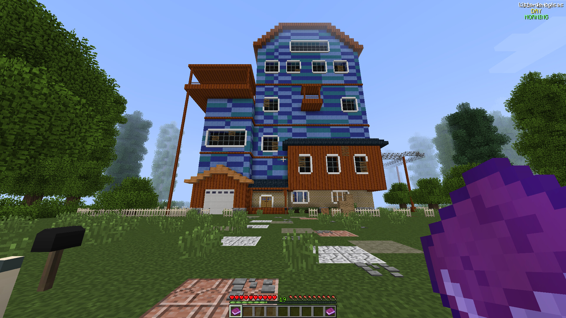 Hello Neighbor Alpha 1 in Forest Remake Minecraft Map