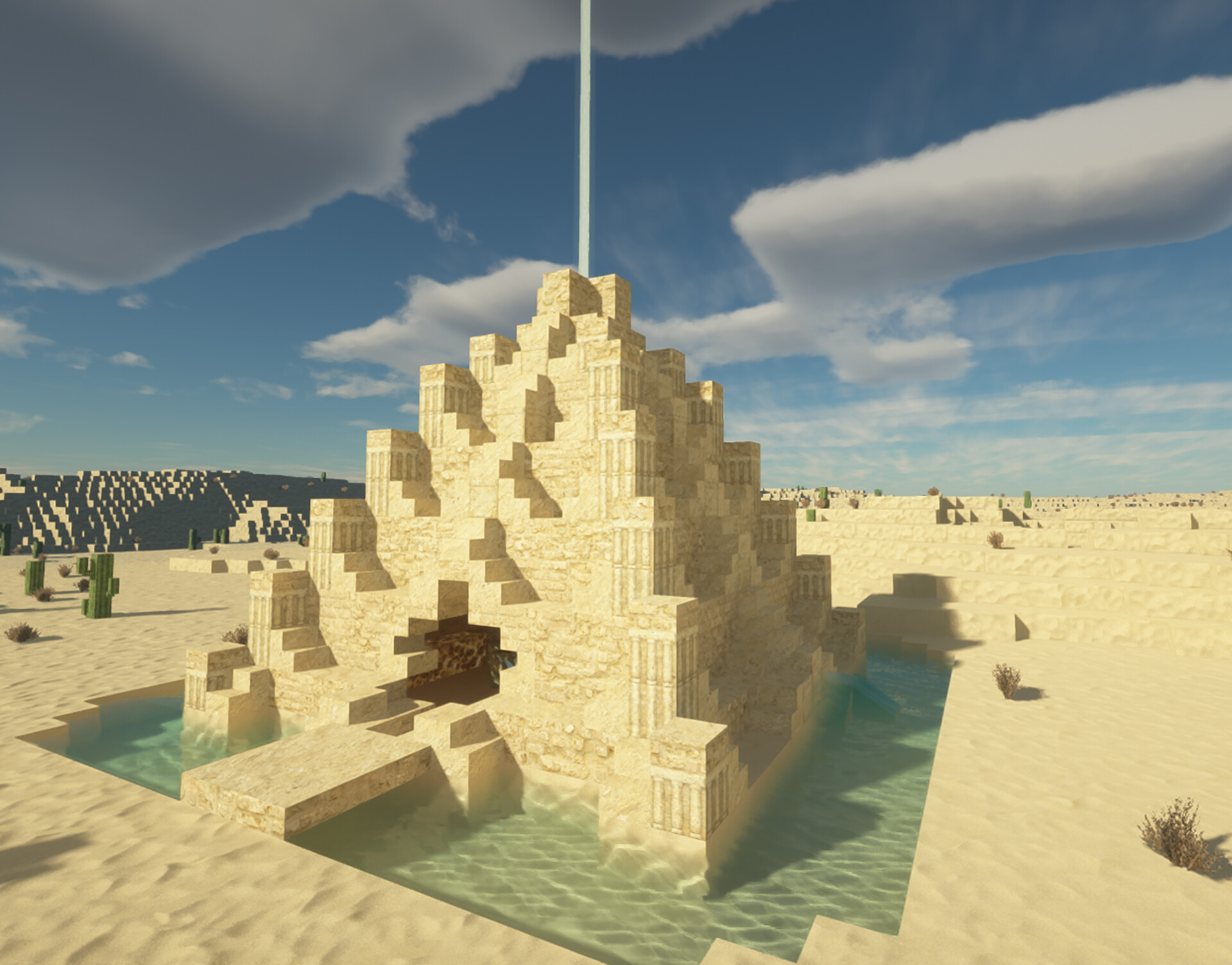 Pyramid 10 minute speedbuild! Minecraft Map