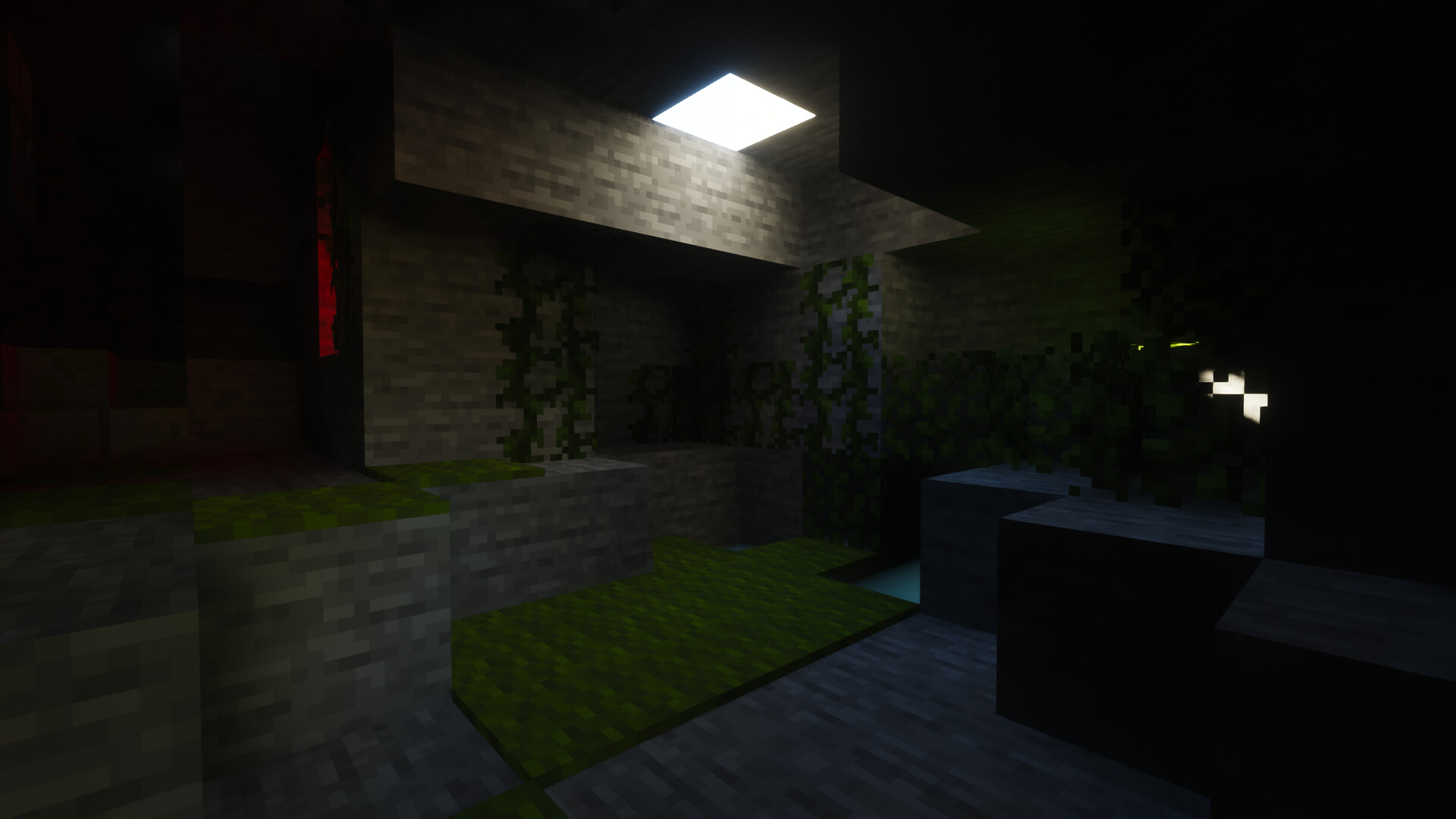 Path Tracing Representation Minecraft Map