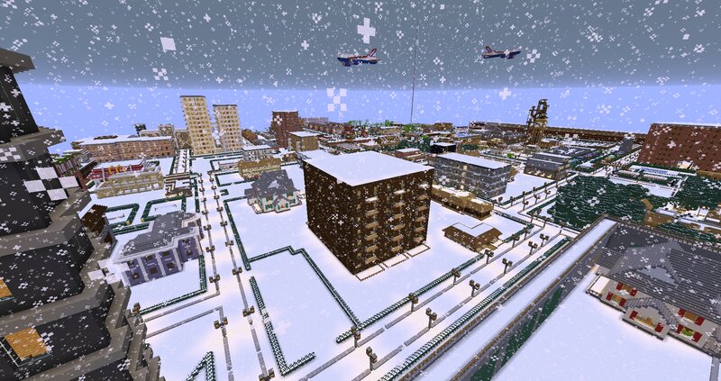 CITY Snow Version 2.8 Finale Minecraft Map