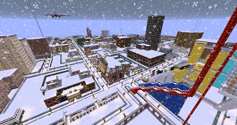 CITY Snow Version 2.8 Finale Minecraft Map