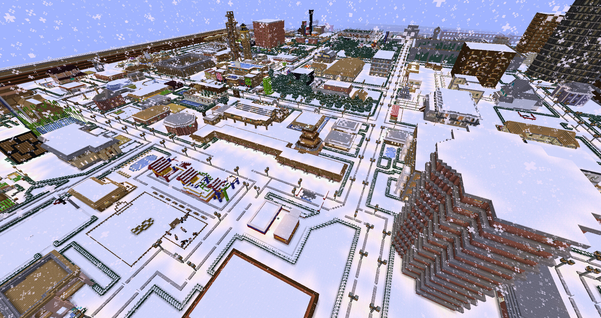 CITY Snow Version 2.8 Finale Minecraft Map