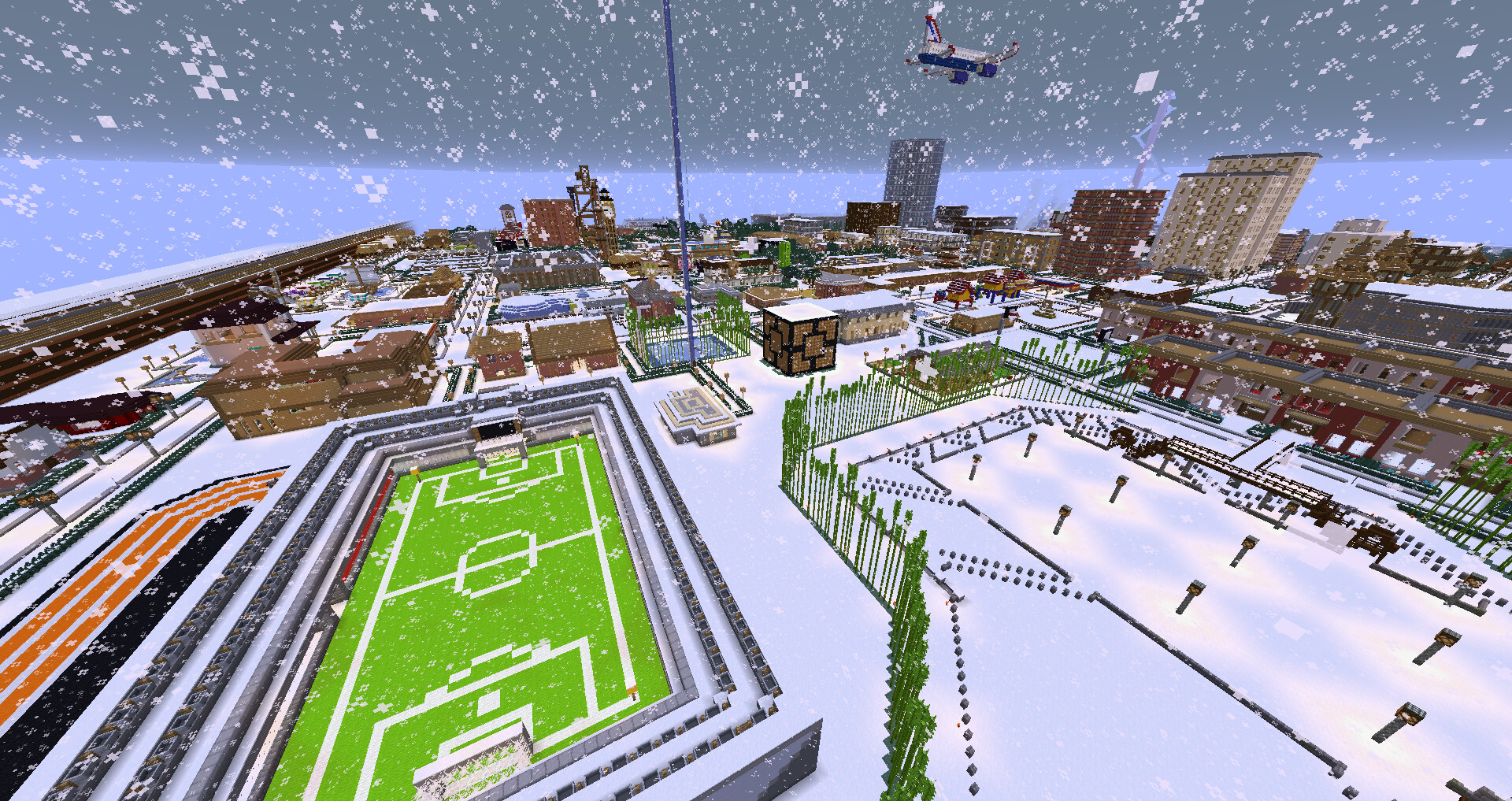 CITY Snow Version 2.8 Finale Minecraft Map