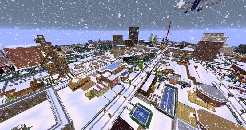 CITY Snow Version 2.8 Finale Minecraft Map