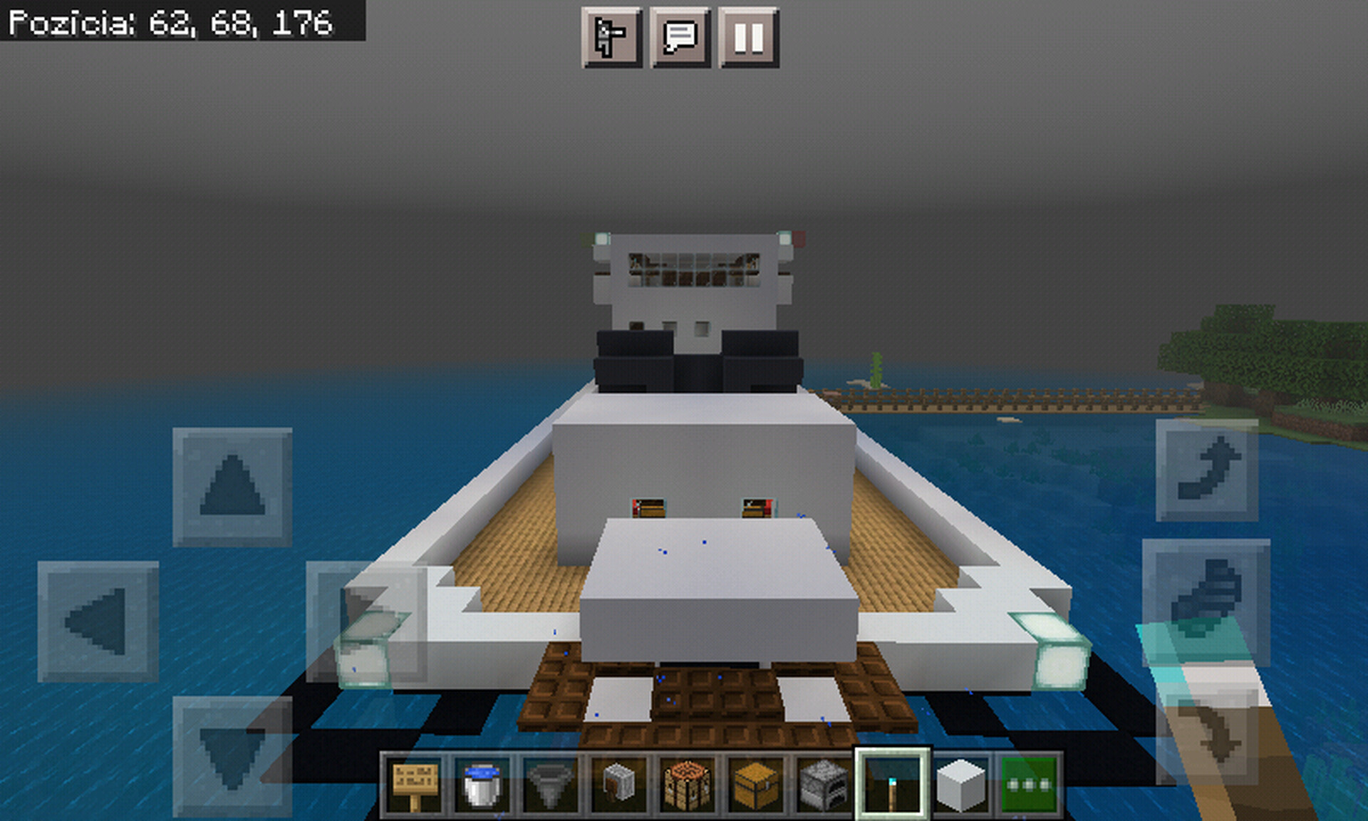 River push-tug boat Minecraft Map