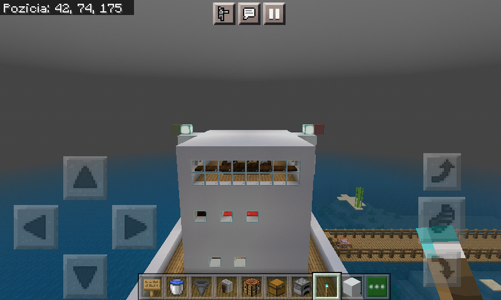 River push-tug boat Minecraft Map