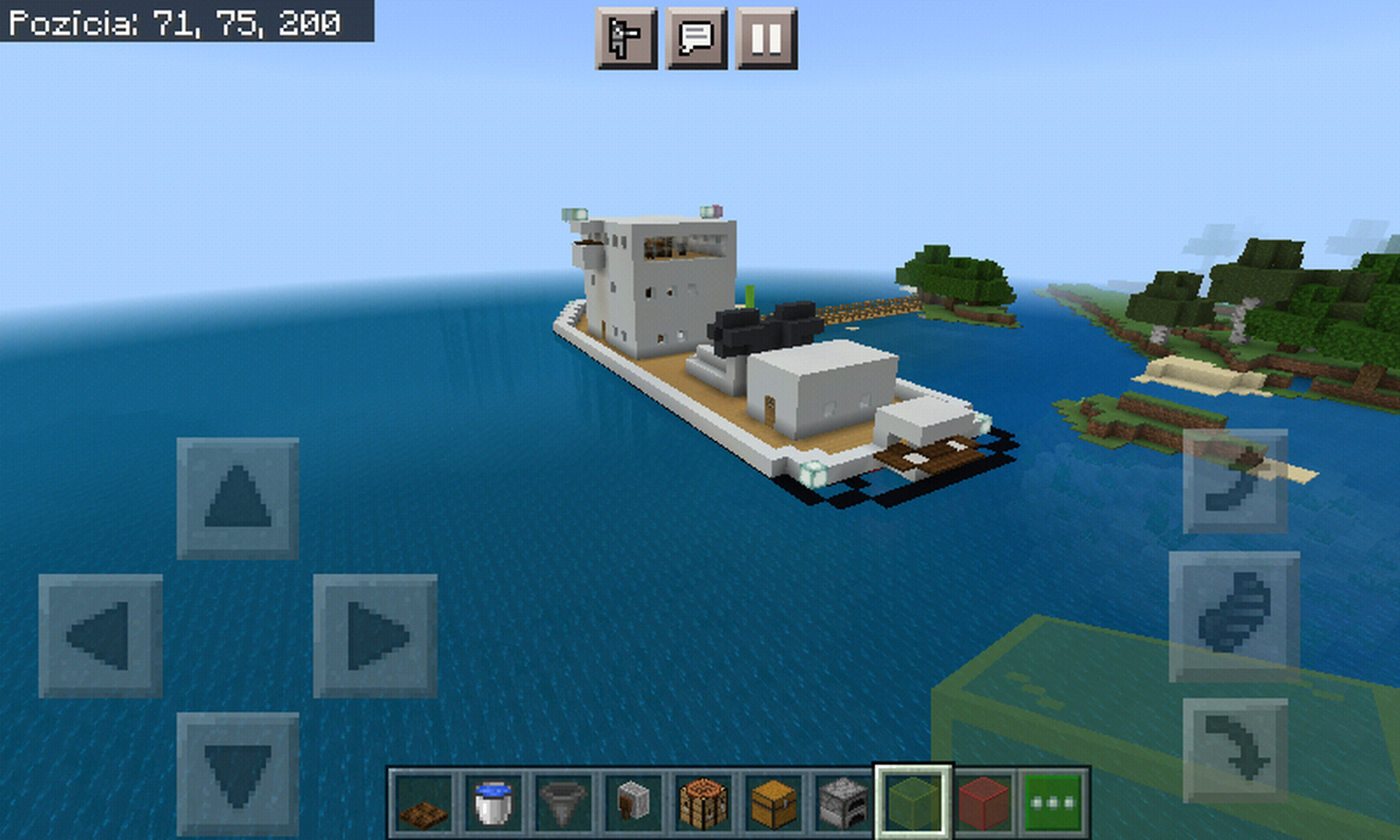 River push-tug boat Minecraft Map