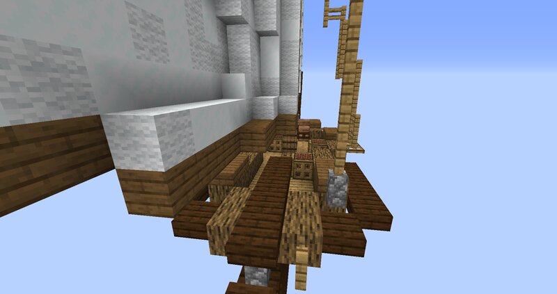 Wooden Sail Yacht Minecraft Map