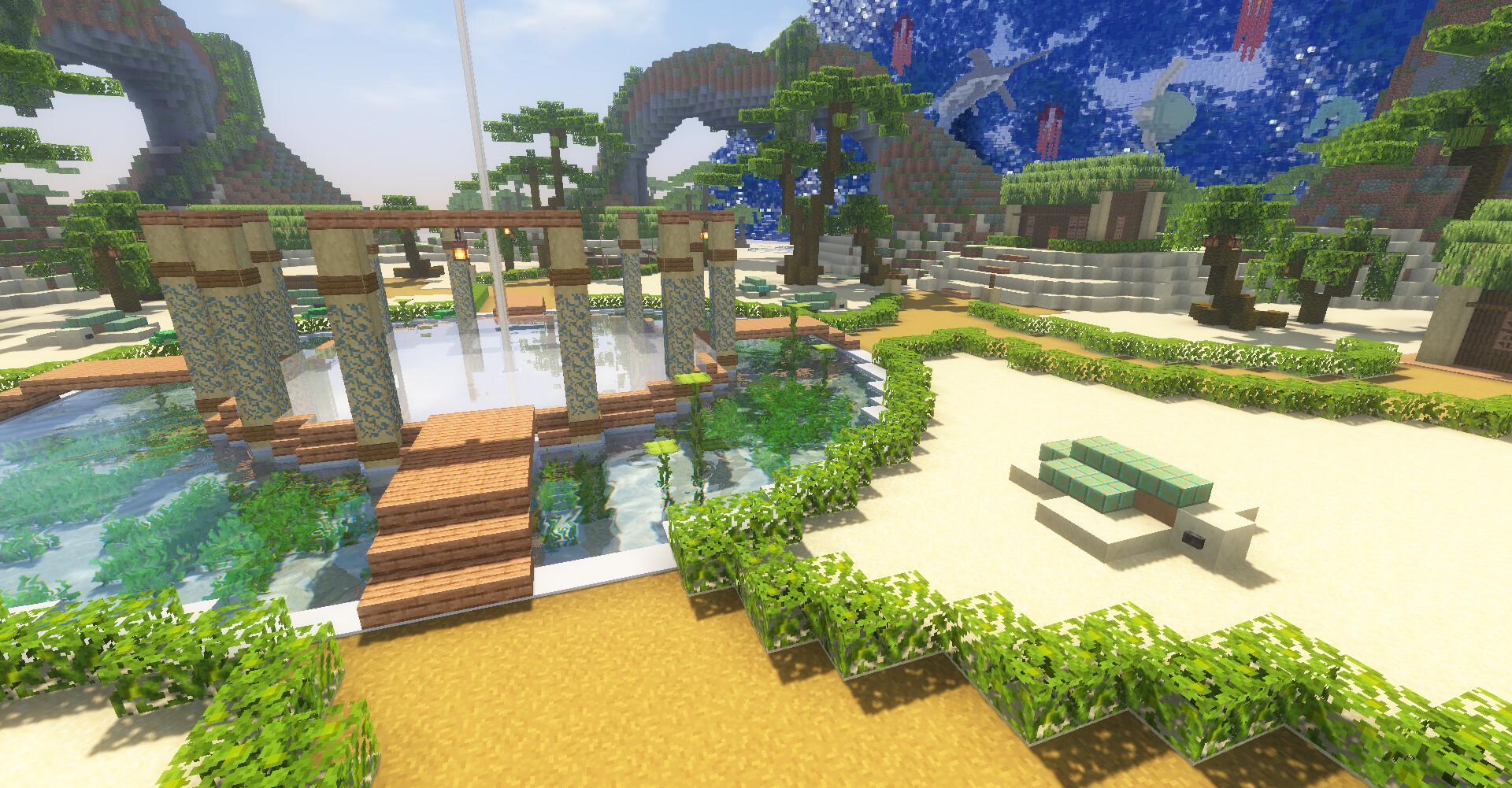 Paradise Ocean Spawn Minecraft Map