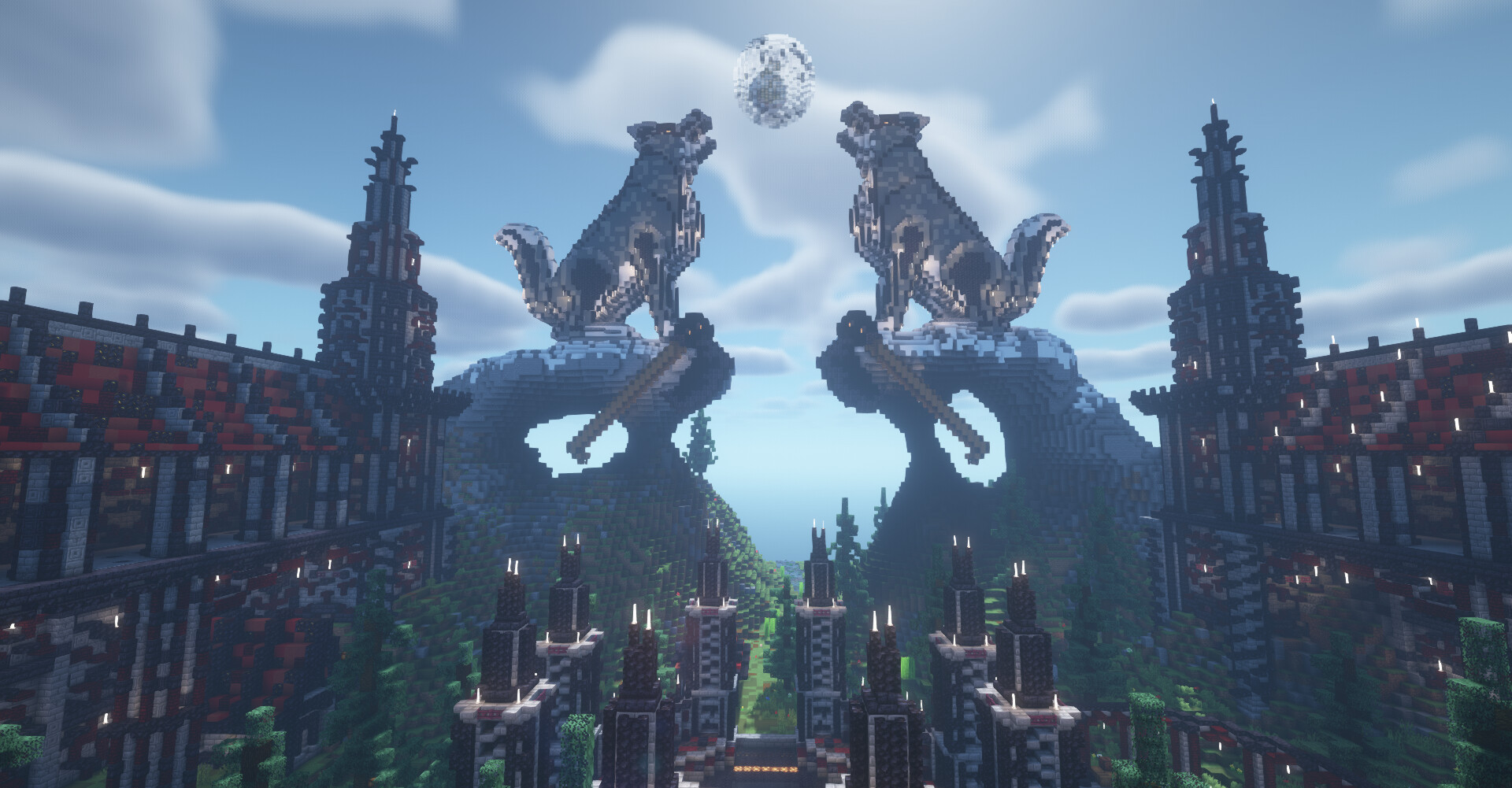 Twin Wolves Spawn Minecraft Map