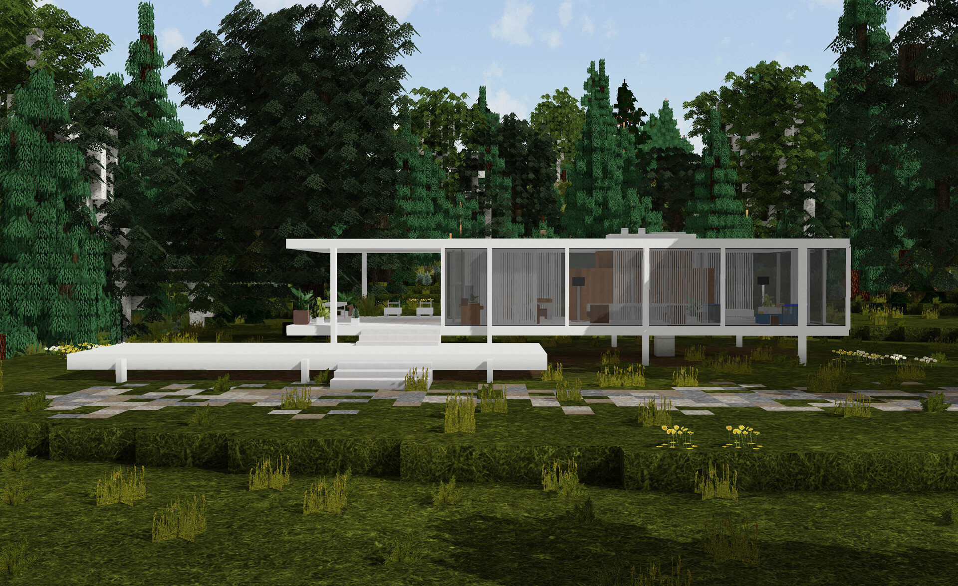 Farnsworth House | TRS Minecraft Map
