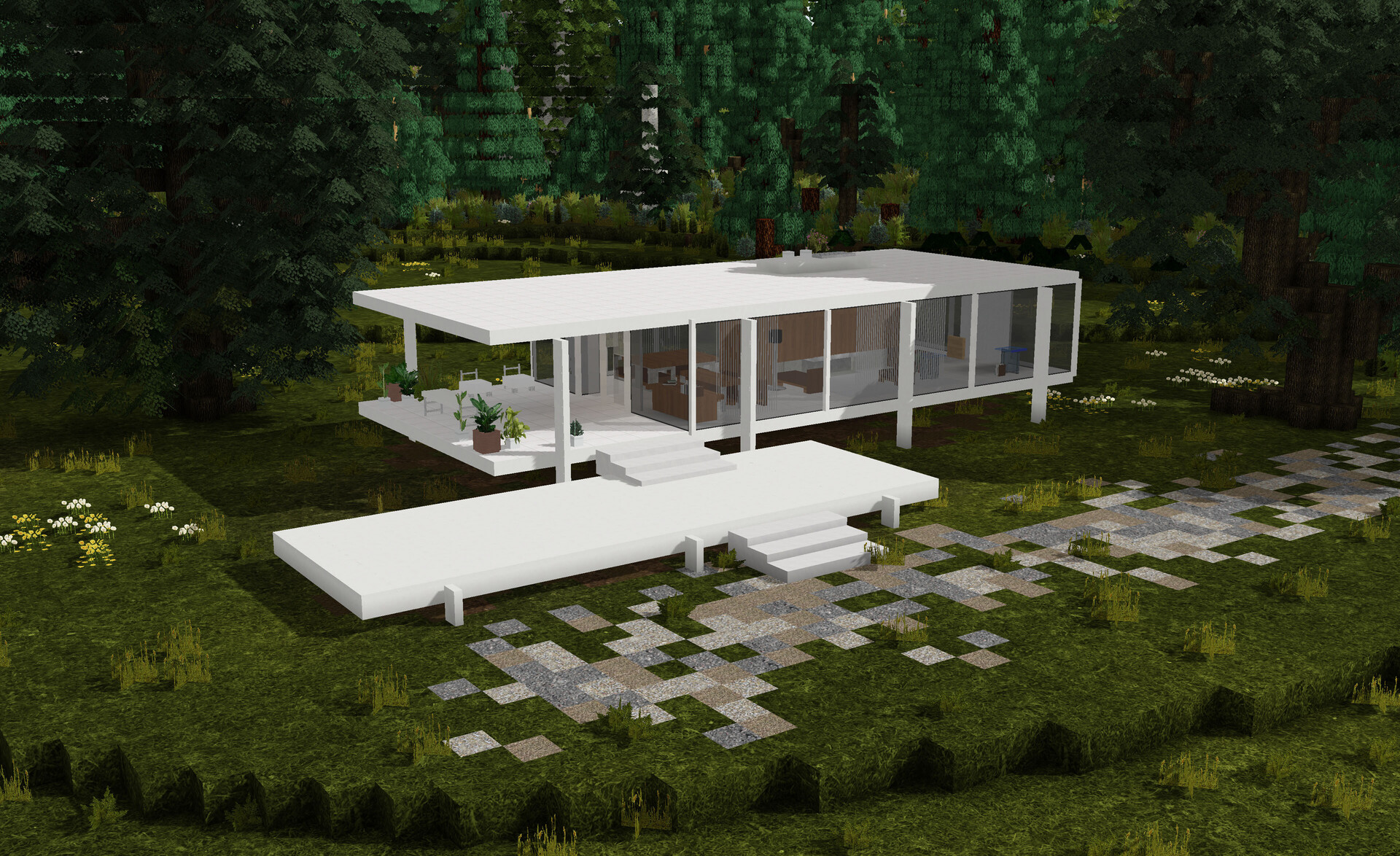 Farnsworth House | TRS Minecraft Map