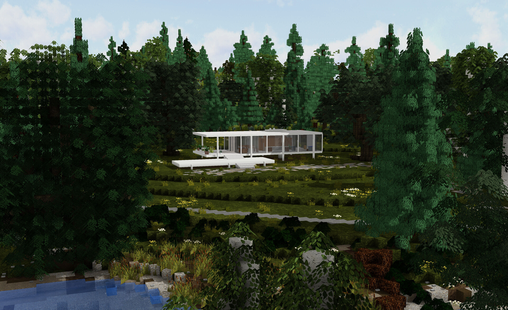 Farnsworth House | TRS Minecraft Map