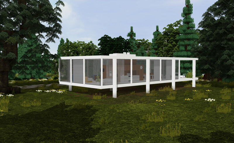 Farnsworth House | TRS Minecraft Map