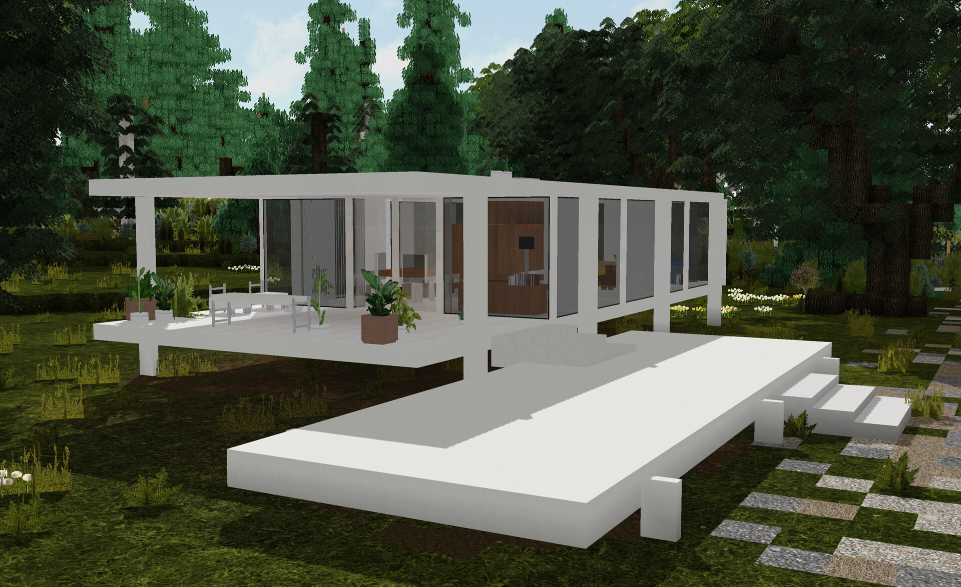 Farnsworth House | TRS Minecraft Map