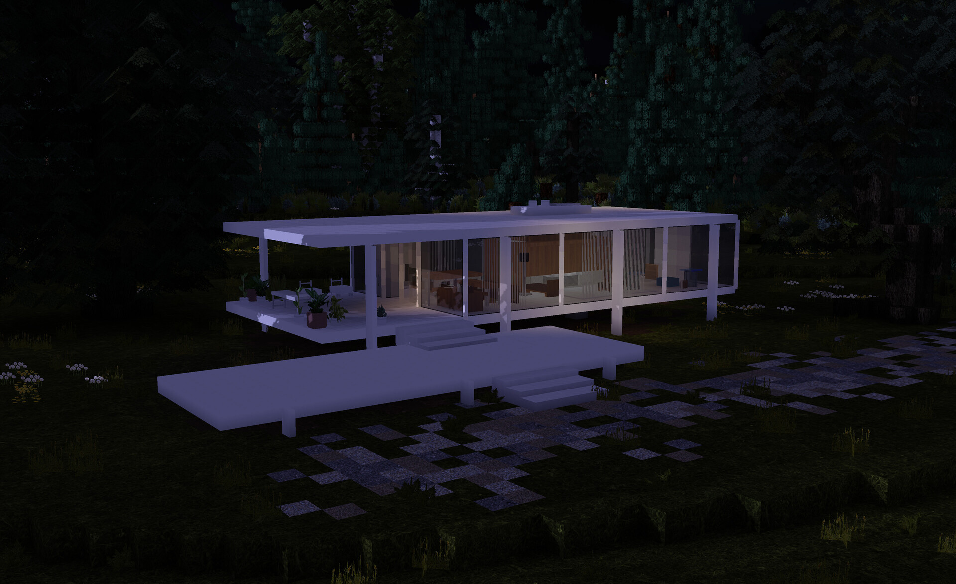 Farnsworth House | TRS Minecraft Map