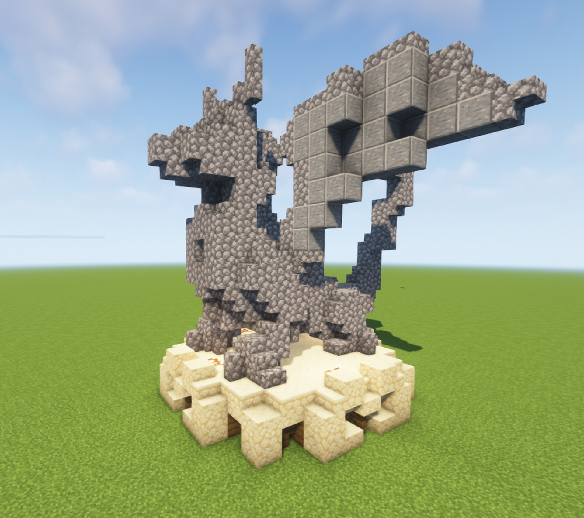 Stone dragon Minecraft Map