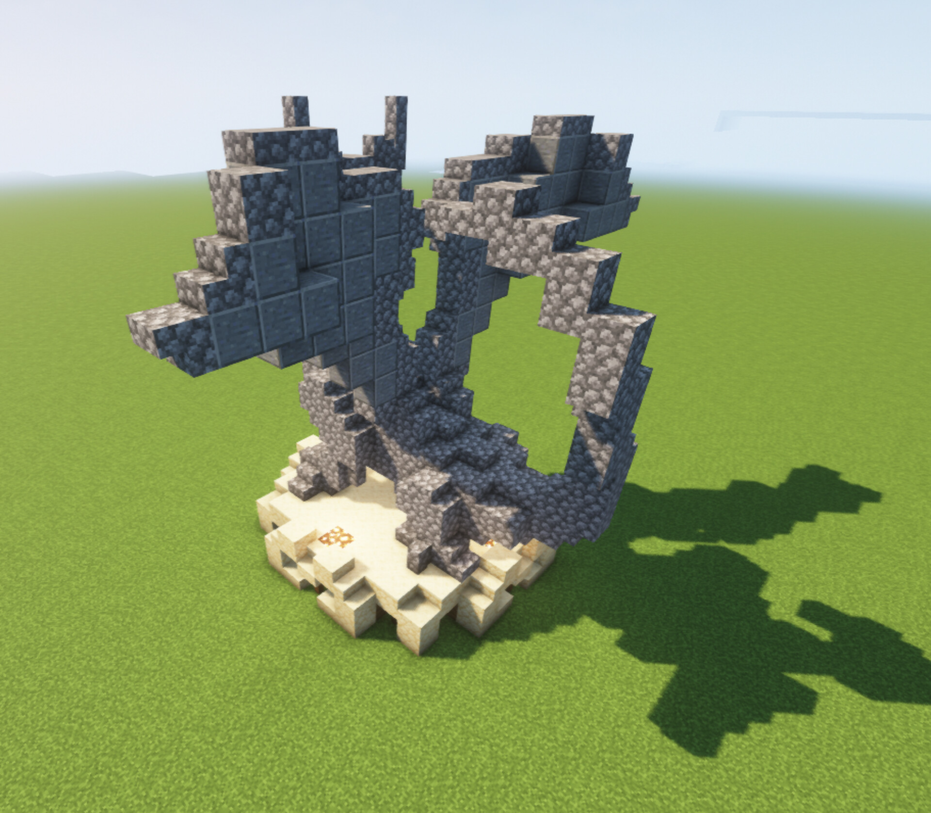 Stone dragon Minecraft Map