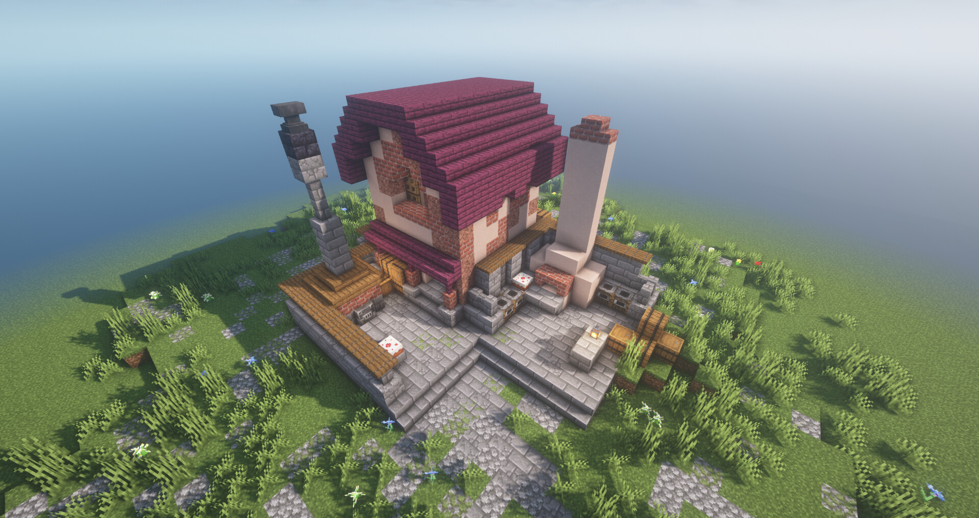 Provision House, The Settlers Online inspiration by QbaQ Minecraft Map